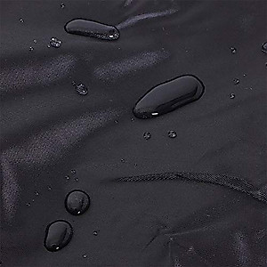 GEZICHTA Cooler Cart Cover Black Waterproof Outdoor Patio Cooler Cover Protection for Beverage Cart Rolling Ice Chest