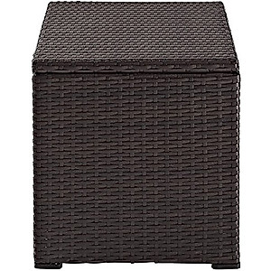 Crosley Furniture Palm Harbor Outdoor Wicker 60-Quart Cooler - Brown