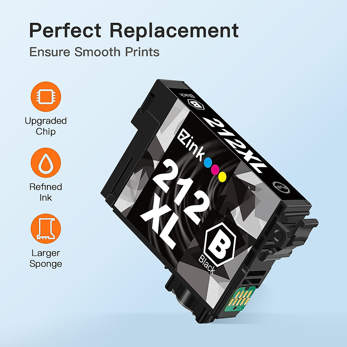 E-Z Ink (TM Remanufactured Ink Cartridge Replacement for Epson 212XL 212 XL T212XL to use with Workforce WF-2830 WF-2850 Expression Home XP-4100 XP-4105 Printer (Black, 2 Pack)