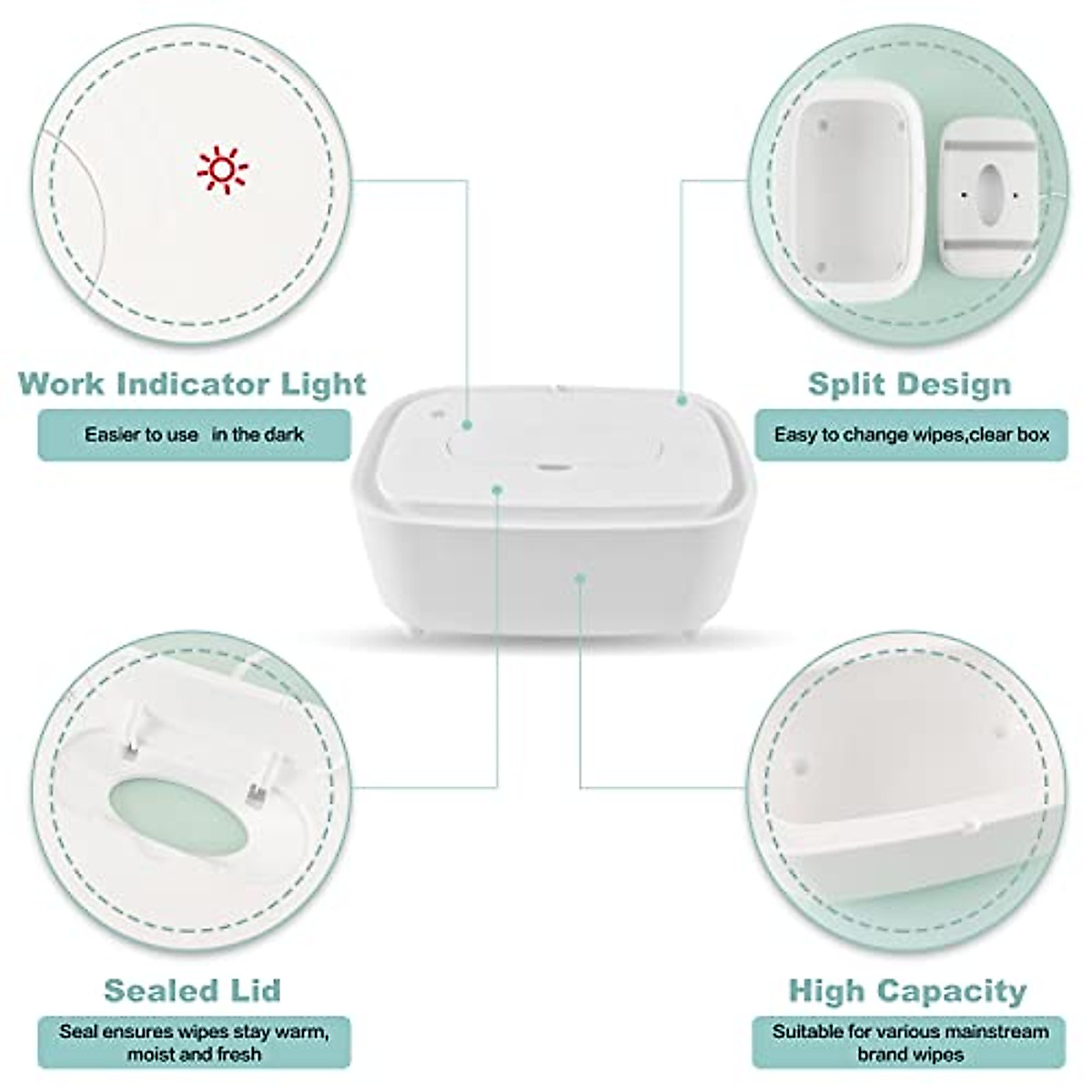 Wipe Warmer and Baby Wet Wipes Dispenser | Baby Wipes Warmer for Babies