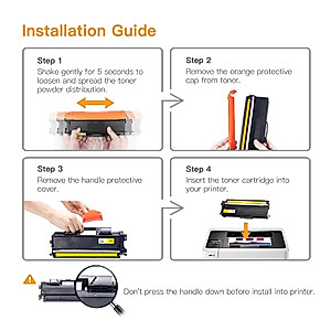 E-Z Ink (TM) Compatible Toner Cartridge Replacement for Brother TN336 TN-336 TN-336C TN-336M TN-336Y Compatible with HL-L8250CDN HL-L8350CDW HL-L8350CDWT MFC-L8600CDW (1 Cyan, 1 Magenta, 1 Yellow)