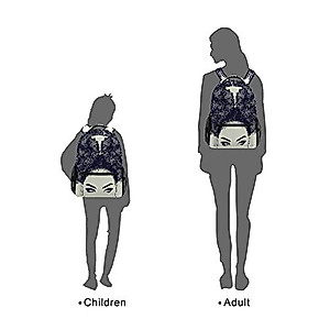 ALAZA African American Woman With Curly Hair Large Backpack Personalized Laptop iPad Tablet Travel School Bag with Multiple Pockets