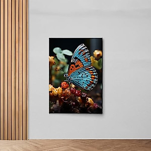 Abstract Painting Buy Canvas Wall Art, Butterfly Painting Art, Butterfly canvas, bedroom Butterfly wall art,Watercolor abstract Butterfly canvas painting