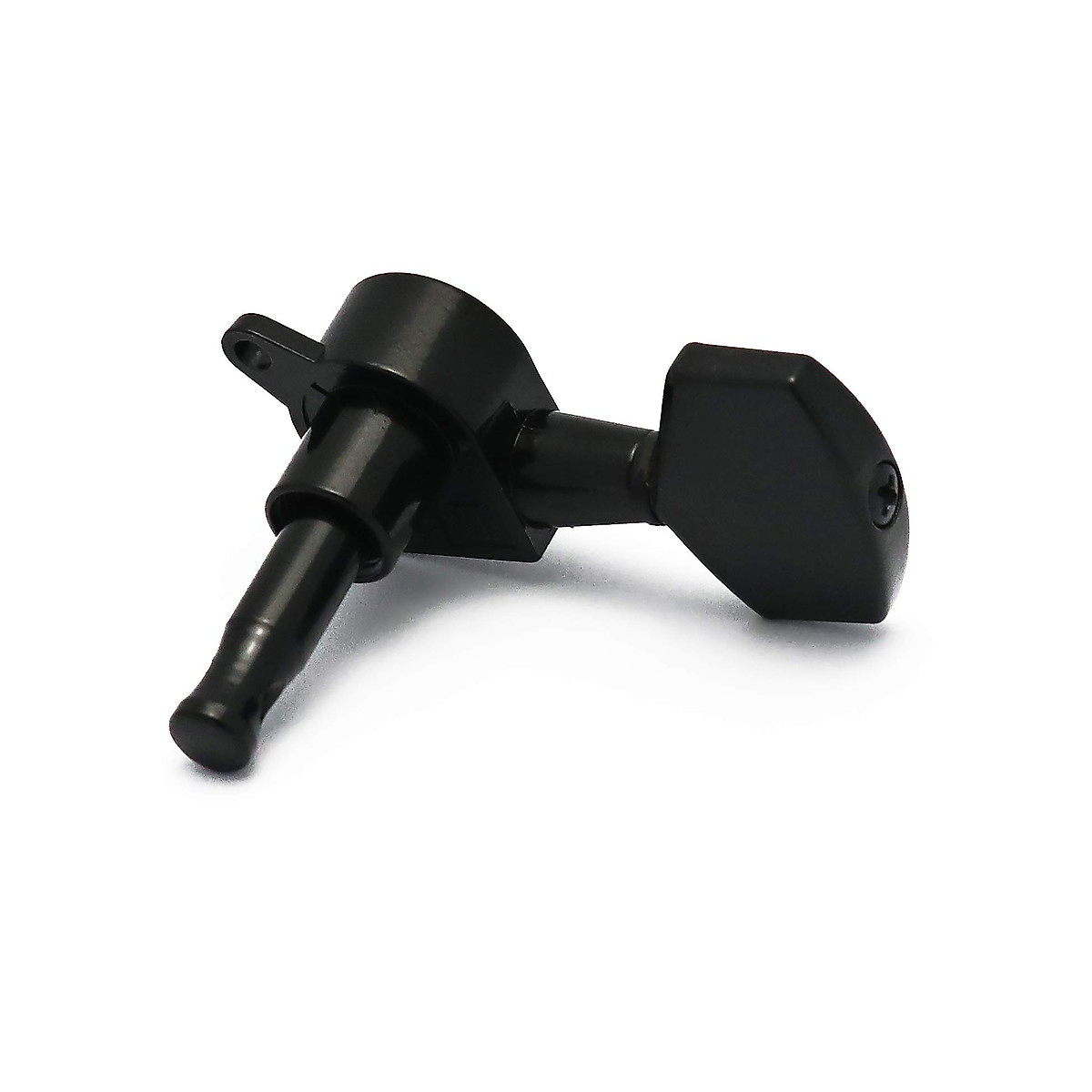 Metallor Sealed String Tuning Pegs Tuning Keys Machines Heads Tuners 6 In Line Right Handed Electric Guitar Acoustic Guitar Parts Replacement Black.