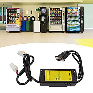 Shanrya PC Interface to MDB Adapter Box, RS232 Adapter Bill Acceptor Computer Serial Port Transfer Box Comes ABS Vending Machine Interface Module Easy to Use for Vending Machine