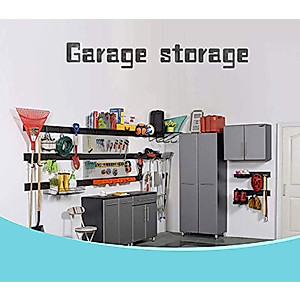 Ultrawall Garden Tool Organizer, 48 Inch Garage Tool Organizer Wall Mount, Heavy Duty Steel Wall Holders for Tools, 400lb Weight Capacity