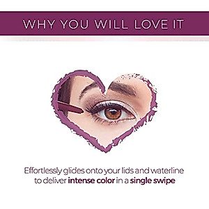 Blinc Eyeliner Pencil, Mechanical Gel Eyeliner Pencil with Built-In Sharpener, Waterproof, Smudge-proof, Transfer-proof, Ultra Long-Wearing, Clean, Vegan and Cruelty-Free, Brown, 0.5g / 0.017 Fl. Oz