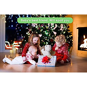 White Plush Cat Stuffed Animal Interactive Cat Robot Toy, Robotic Cat Barking Meow Kitten Touch Control, Electronic Cat Pet, Robot Cat Kitty Toy, Animated Toy Cats for Girls Baby Kids L:12" * H:8" *