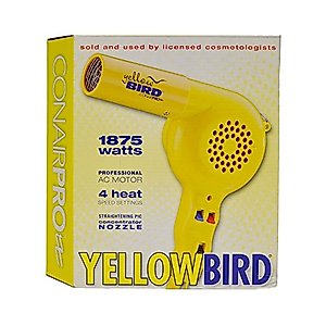 Conair Pro Yellow Bird Hair Dryer (Model: YB075W)