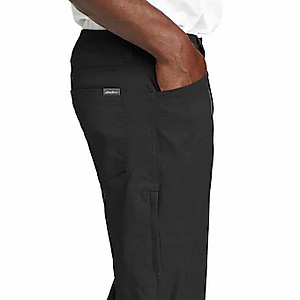 Eddie Bauer Men's Water-Repellent UPF 50+ Stretch Tech Pant (as1, Waist_Inseam, Numeric_36, Numeric_30, Regular, Regular, Black)
