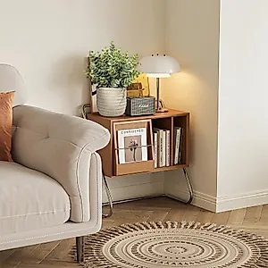 Hopewood Faux Plants, Fake Plants Eucalyptus Potted for Home Office Desk, Artificial Eucalyptus with a Weave Basket for Indoor Greenery Tabletop