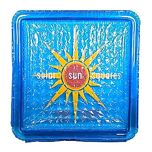 Solar Sun Rings SSSA-SB-02 UV Resistant Above Ground Inground Swimming Pool Hot Tub Spa Heating Accessory Square Heater Solar Cover, Sunburst