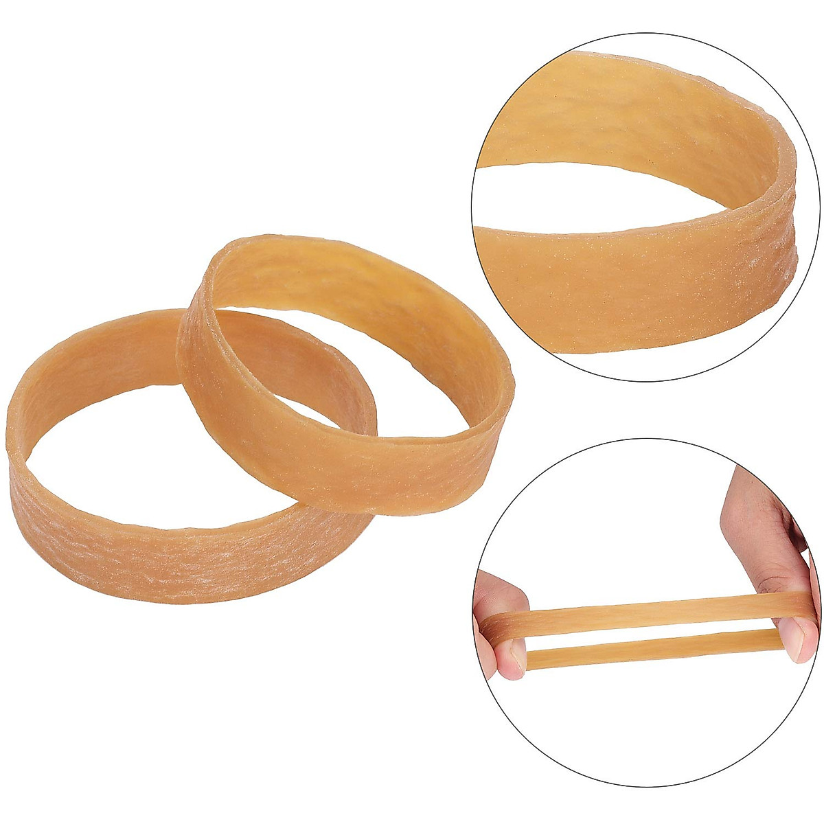 Gejoy 20 Pieces Ski Brake Retainers Rubber Brake Band Snowboard Retainers for Outdoor Sports