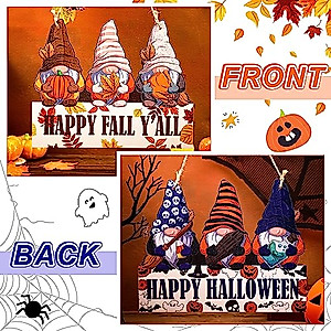 Tioncy Valentine Decorations Saint Patrick's Day Door Sign Reversible Double Sided Truck Decorations Hanger St Patrick's Day Wooden Sign for Front Door Porch Home