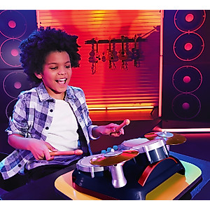 Little Tikes My Real Jam First Concert Set with Electric Guitar, Drum and Keyboard, 4 Play Modes, and Bluetooth Connectivity - for Kids Ages 3+