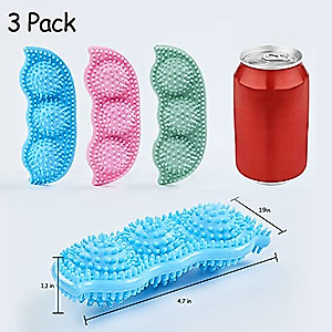 Hurray 3 Pack Puppy Chew Toys for Teething Puppies, Puppy Teething Toys, 360° Clean Pet Teeth & Soothe Pain of Teeth Growing, Puppy Toys Small Dogs & Medium Dog Suitable - Up to 18 lbs