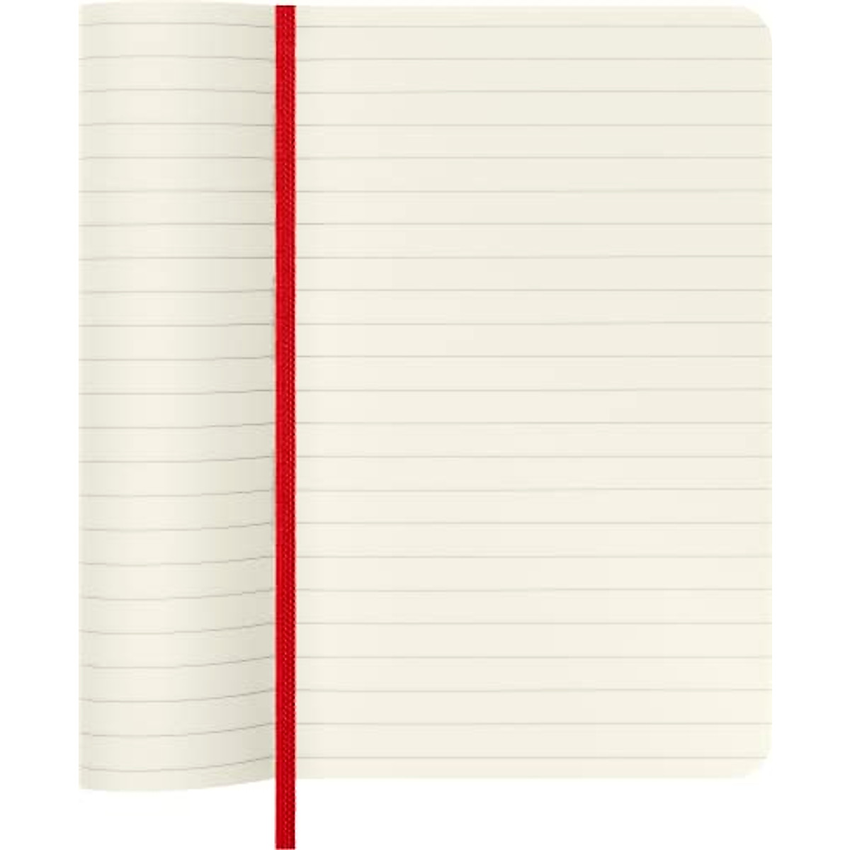 Moleskine Classic Notebook, Soft Cover, Pocket (3.5" x 5.5") Ruled/Lined, Scarlet Red, 192 Pages