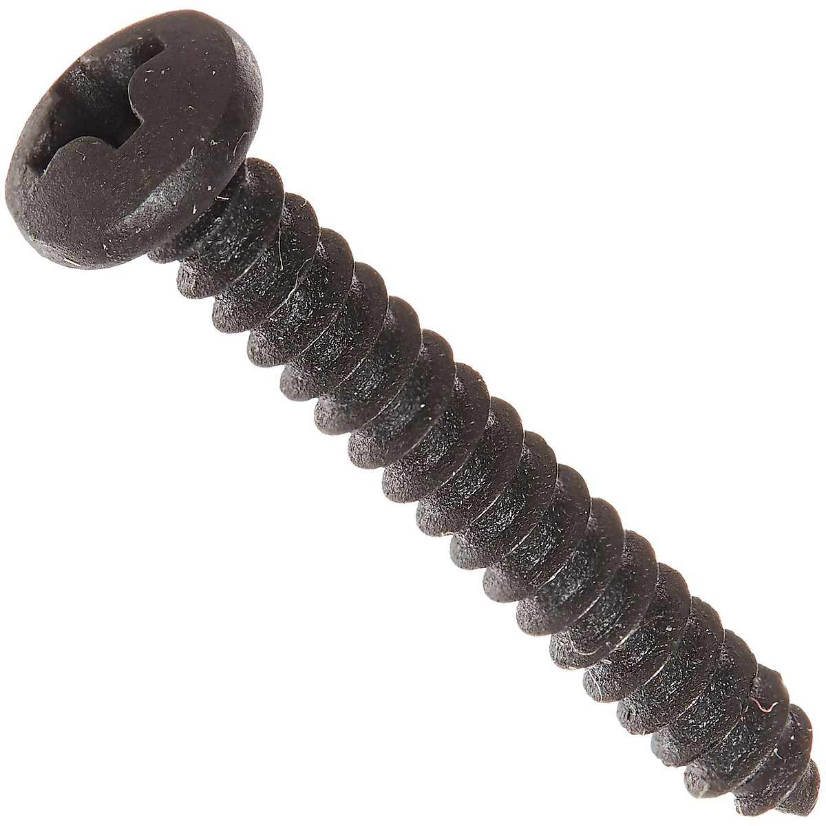 Small Parts 0616ABPPB Steel Sheet Metal Screw, Black Oxide Finish, Pan Head, Phillips Drive, Type AB, #6-20 Thread Size, 1" Length (Pack of 100)