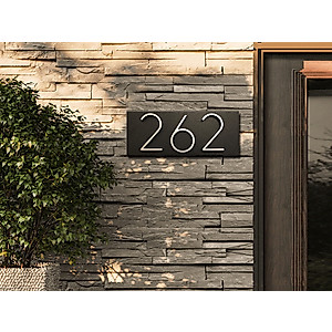 House Numbers | Address number available in Vertical and Horizontal mode | Address number | House address plaque | Personalized gift | Address sign | Modern house numbers | address sign