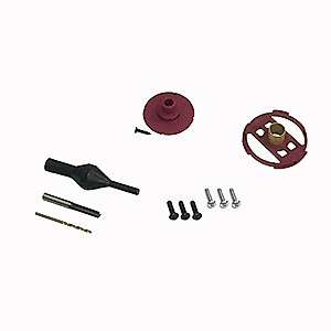 Milescraft 1219 Circle Guide Kit- Router Circle Cutter Jig For Cutting/Routing Small And Large Circles From 1.5in. Up To 52in. Diameter-Includes Bonus Offset Base For Edging Projects , Black