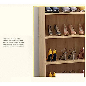 N/A Simple Shoe Rack, Simple Multi-Layer Assembly, Economical Household Storage Shoe Cabinet, Multifunctional Shoe Rack, Space Saving (Color : E, Size : Small)