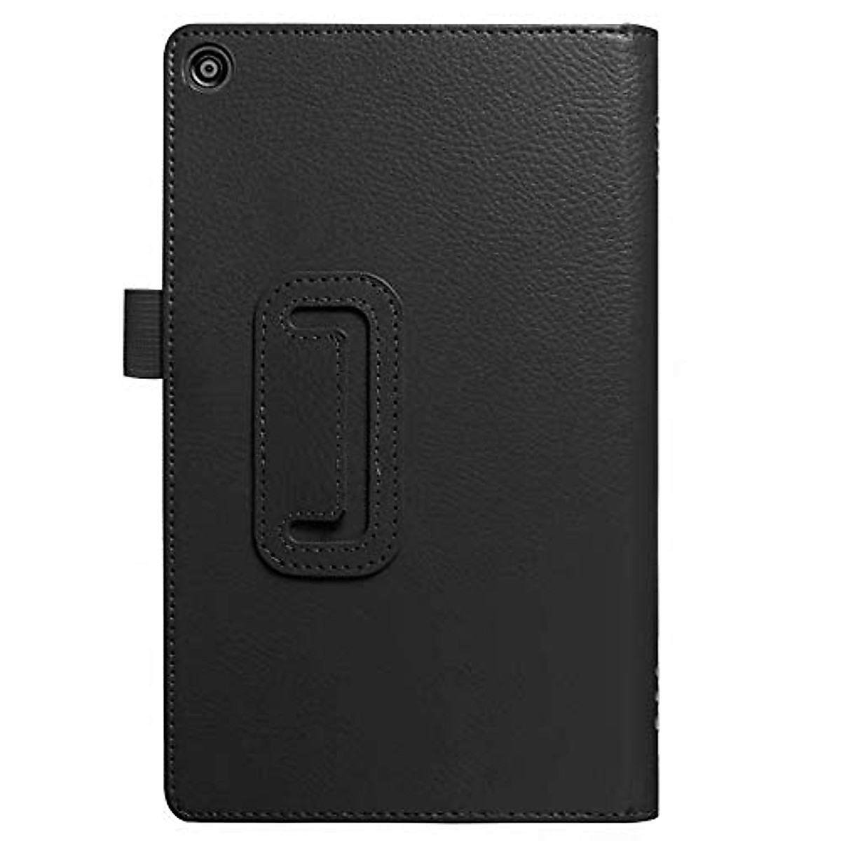 for Amazon Kindle Fire HD8 7th 8th Generation (2017/2018 Release Version) Tablet Cover,Ultra Slim Lightweight Folio Stand Leather Case for Kindle Fire HD 8 7th 8th Gen 8inch (Li-Black)