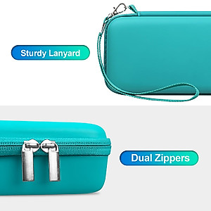 BOVKE Hard Carrying Case for 3D Pen Set, 3D Pen Case Compatible with 3Doodler Start+ Essentials 3D Printing Pen Toy Home Art Activity Set, Mesh Pocket fit 3D Printing Filament, Green (Box Only)