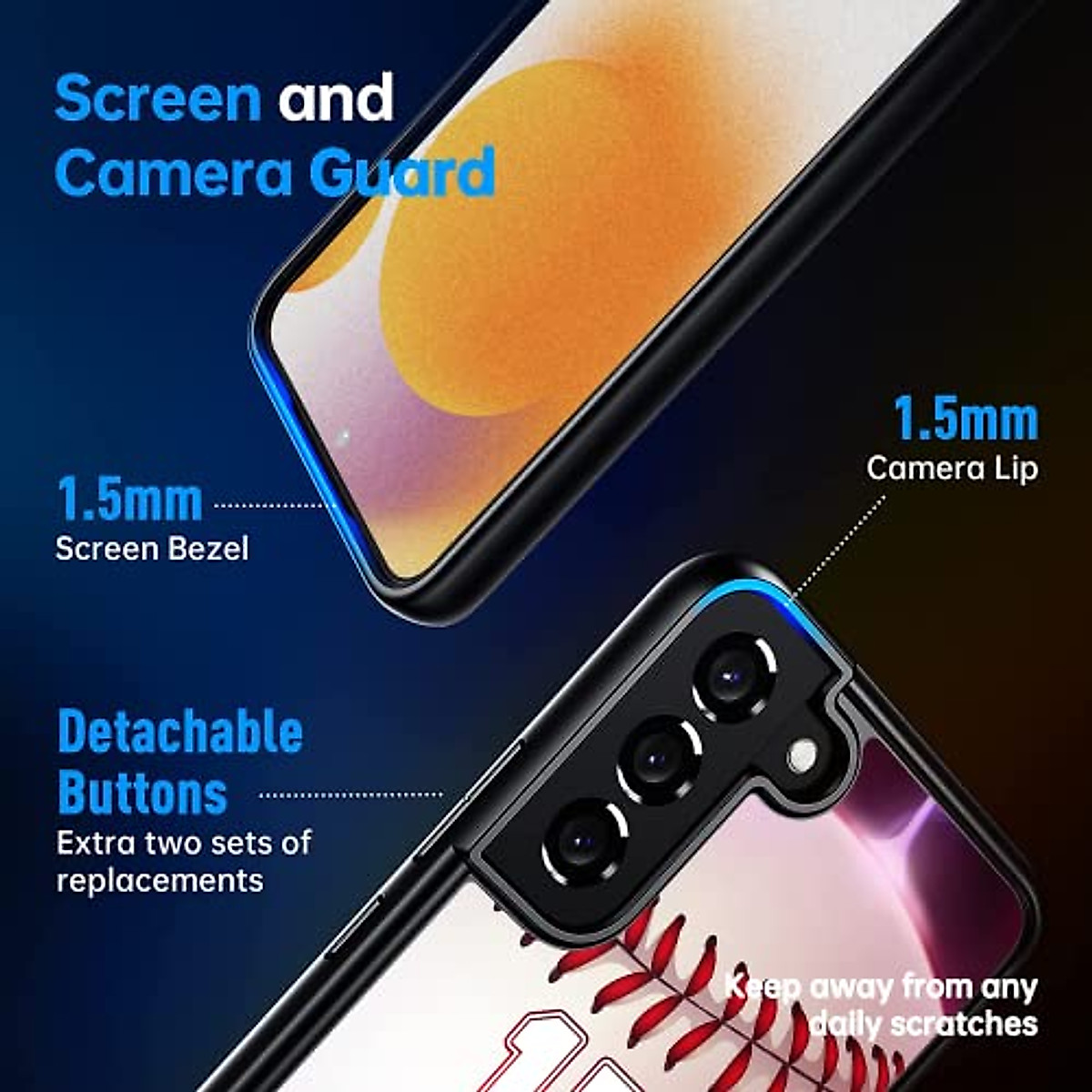 Design Your Own Baseball Phone Case Custom Name Number Yourself TPU Cover Case with Samsung Galaxy S23 S22 S21 S20 ULTRA PLUS/ S21 FE /S20 FE/ S10 PLUS/ S9 PLUS/ S8 PLUS /S7 EDGE