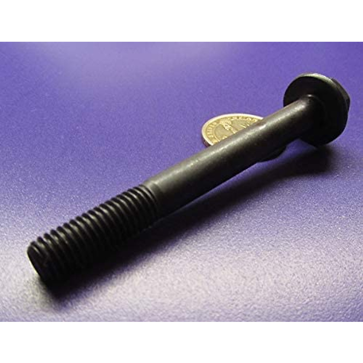 Class 10.9 Black Oxide Steel Flange Bolts M10 x 1.5 mm x 90 mm Long PT 10 pcs