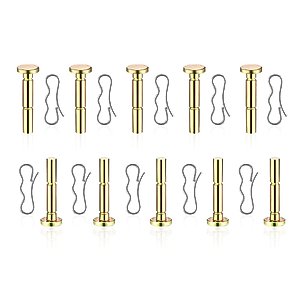 Ohoho 10Pack 738-04124A Shear Pins & 714-04040 Bowtie Cotter Pin - Compatible with MTD / CUB &Troy-bilt Craftsman 738-04124A 738-04124 938-04124 714-04040 7188389 80-749 780-242 Snow Throwers
