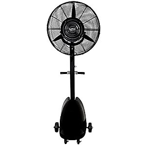 Luma Comfort MF26B High Power Misting Fan – All Metal 26” with 1000 Sq Ft Cooling & 5 Gal Tank