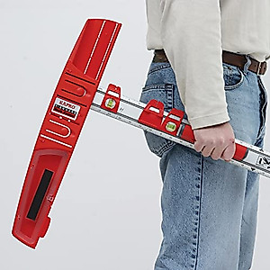 Kapro - 314 Set & Match System - Mark & Level - With Ruler, Slide & Lock Vials, T-Square Head Handle & Knife Guide - Magnetic - Aluminium - 48”