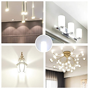 SumVibe G9 LED Bulb, 6W G9 LED Bulb Dimmable, G9 Halogen Bulb 60 Watt Equivalent, Daylight White 6000K G9 Bulb 550 Lumen,12-Pack