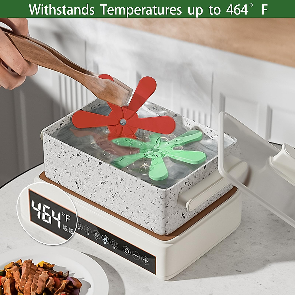 Tree Trivet Set,Silicone Trivets for Hot Dishes/Bowl/Cup/Pots and Pans, Hot Pads for Kitchen Countertops