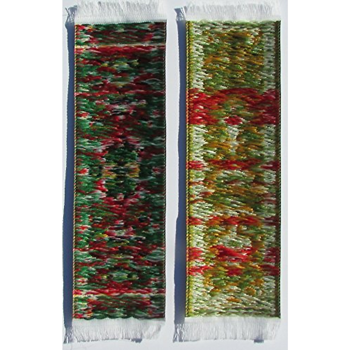 Oriental Carpet Rug Bookmarks #2 (Set of 4) Beautiful, Elegant, Woven Cloth Bookmarks! Oriental Carpet Rug Bookmarks - Beautiful, Elegant, Woven Cloth Bookmarks! Best Gift