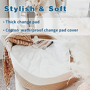 WskLinft Baby Basket Non-Slip Wear-Resistant Baby Cradle Mummy Carriage for Home Brown