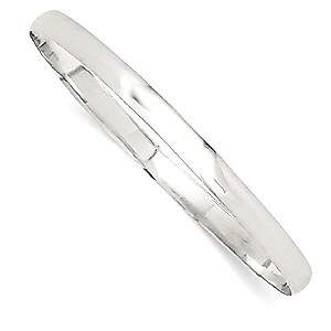IceCarats 925 Sterling Silver 4.5mm Slip On Bangle Bracelet