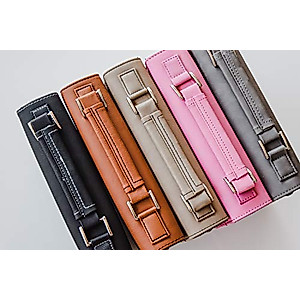 Custom Bible Cover - Holy Bible and Cross - Pink Bible Case with Black Engraving