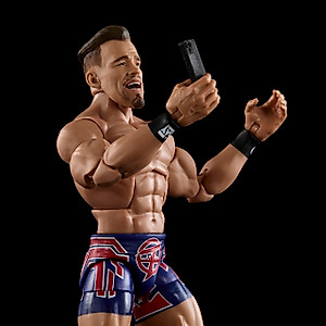 Mattel WWE Austin Theory Elite Collection Action Figures, Deluxe Articulation & Life-like Detail with Iconic Accessories, 6 in