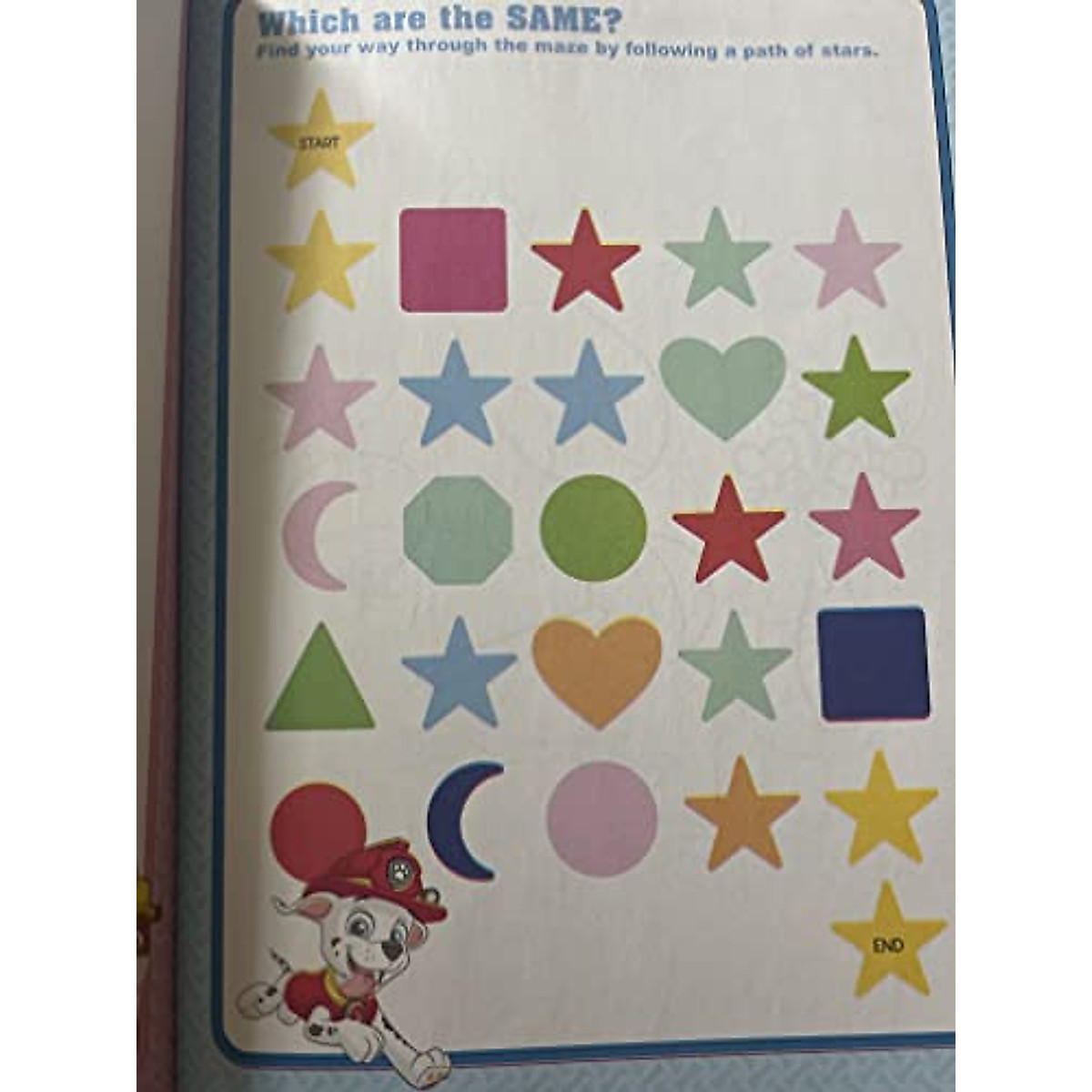 Pup Patrol Same or Different Learning Workbook