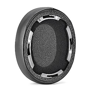 SR50BT Earpads Replacement Protein Leather Ear Pads Cushions Cover Repair Parts Compatible with Audio-Technica ATH-SR50BT Wireless Over-Ear Headphones (Black with Buckle)