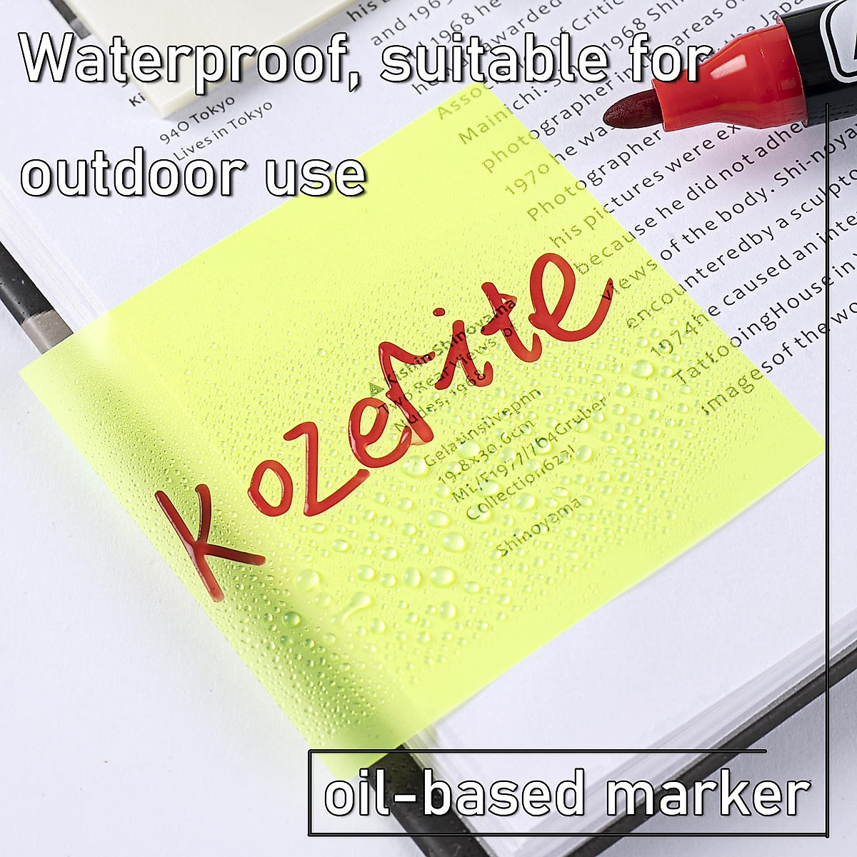 (16 Pack) Transparent Sticky Notes 3x3 in, (768 Sheets) Post Waterproof Translucent Color Memo Pads, Clear See Through Self-Adhesive Pad