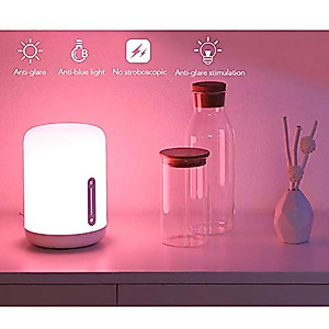 Xiaomi Mi Smart Bedside Lamp 2, Colorful Light, Table Lamp, Bluetooth WiFi Touch APP Control Apple Home Kit
