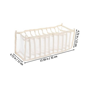 Alipis Bra Storage Box Storage Drawer Clothing Drawers Glove Compartment Organizer Closet Socks Organizer Drawer Divider Box Clothes Drawer Organizer Multiple Grids Box Bra Organizer Desk