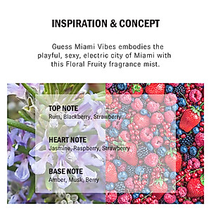 GUESS Destination Miami Vibes Shimmer Body Mist Spray, 8.4 Fl Oz