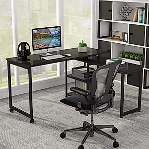 Tribesigns Reversible L-Shaped Desk | Rotating Home Office