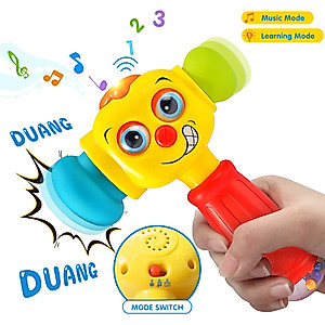 SYAOMUNLY Toys for 1 Year Old Boy Girl Early Education Hammer Toys for Toddlers Child Kids Age 2-3 Christmas Birthday Gift for Baby 12-18 Months