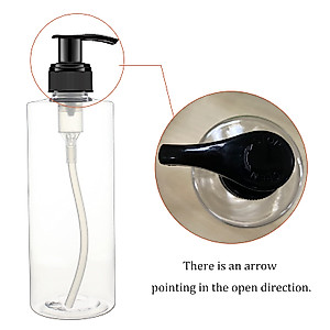 BPFY 12 Pack 8 oz Plastic Pump Dispenser Bottles for Massage Oil, Shampoo, Lotions, Body Wash Pump Bottles, Cream Refillable Containers with Pump, 2 Funnel, 18 Chalk Labels