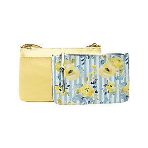 Nanette Lepore Mirabel Printed Crossbody Rose Stripe Floral One Size