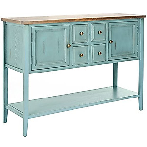 Safavieh American Homes Collection Charlotte Distressed Light Blue Sideboard